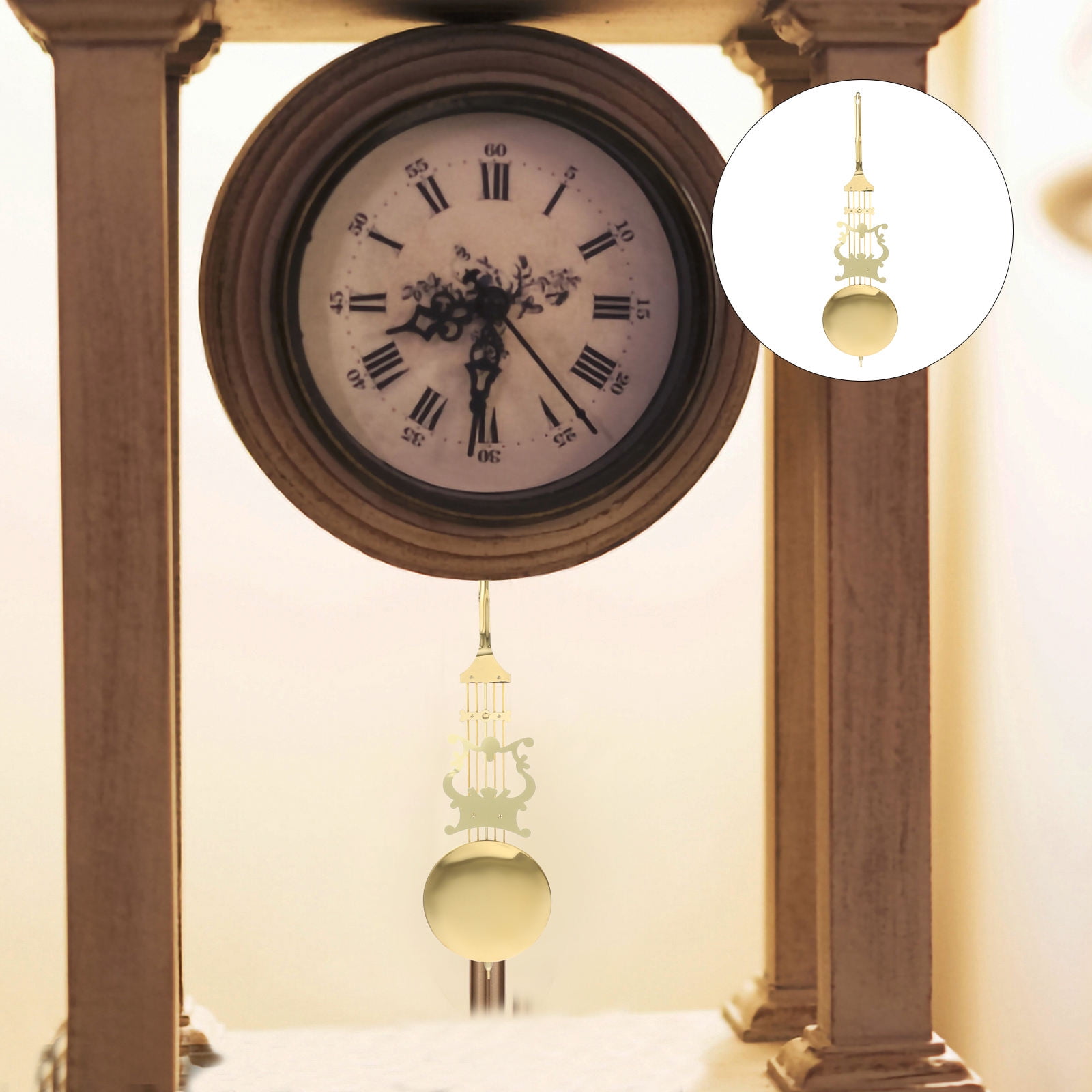 MLINS Grandfather Clock Wall Clock Pendulum Metal Pendulum Replacement ...