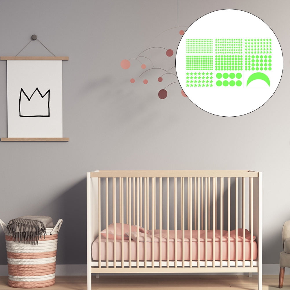 MLINS Green Luminous Ceiling Stickers for Decoration Safe PVC Material ...