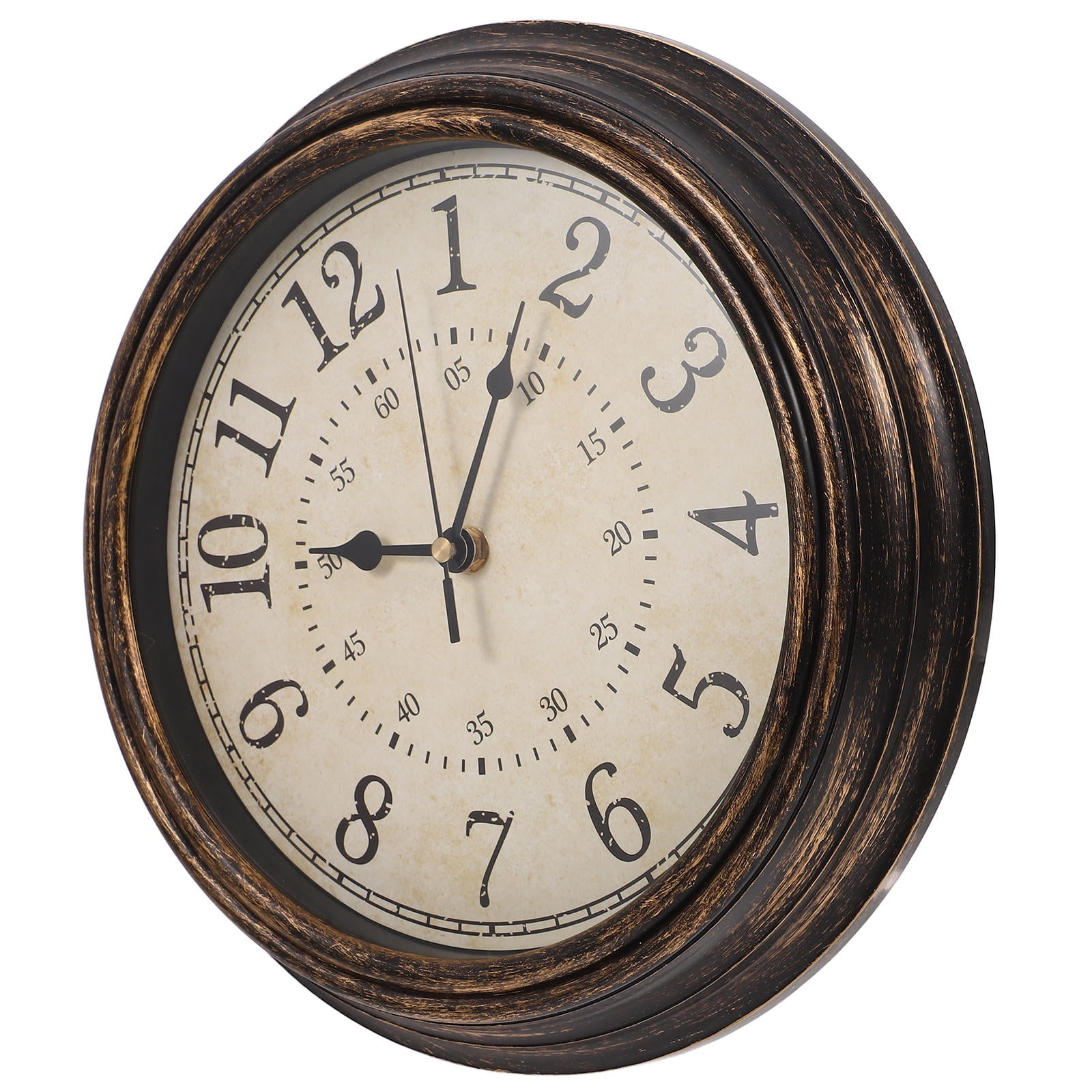 MLINS Green Wall Clock Digital Battery Operated Radio Controlled Large ...