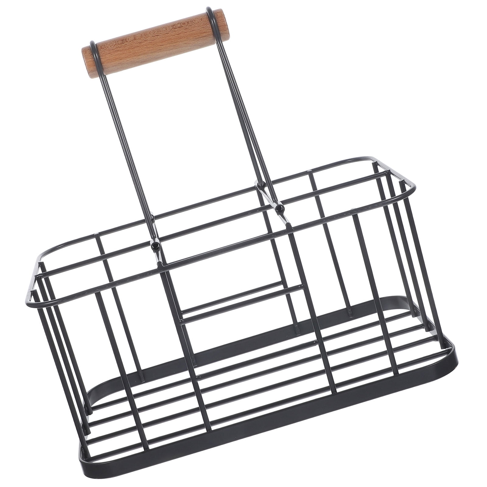 MLINS Grey Iron Beer Holder with Handle for Easy Storage and ...