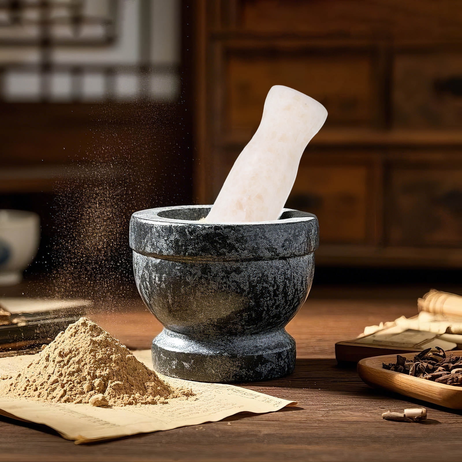 MLINS Grinding Pestle Portable Painting Stone Pestle for Making Paint ...