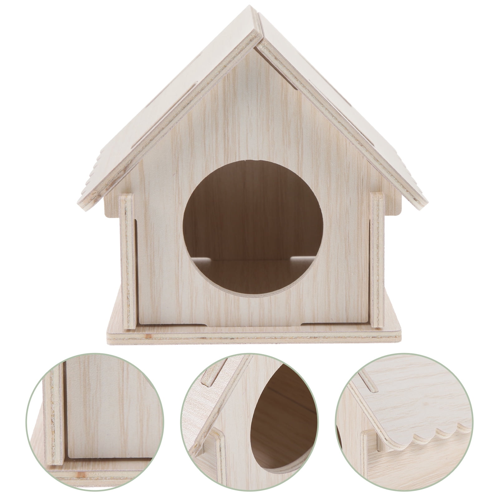 MLINS Guinea Pig Hut Hideaway Small Animal Habitat Relief for Animals ...