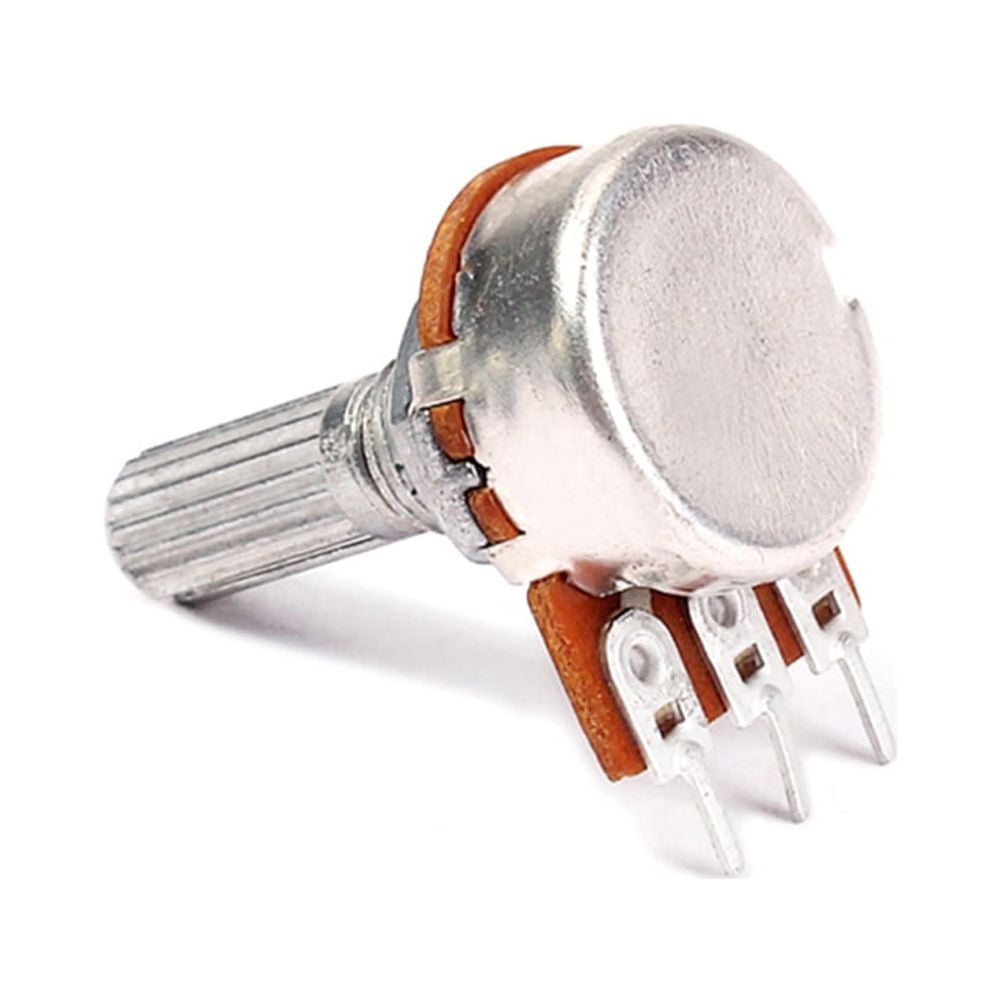 MLINS Guitar Accessory B500K Mini Long Knurled Split Shaft Straight Pot ...