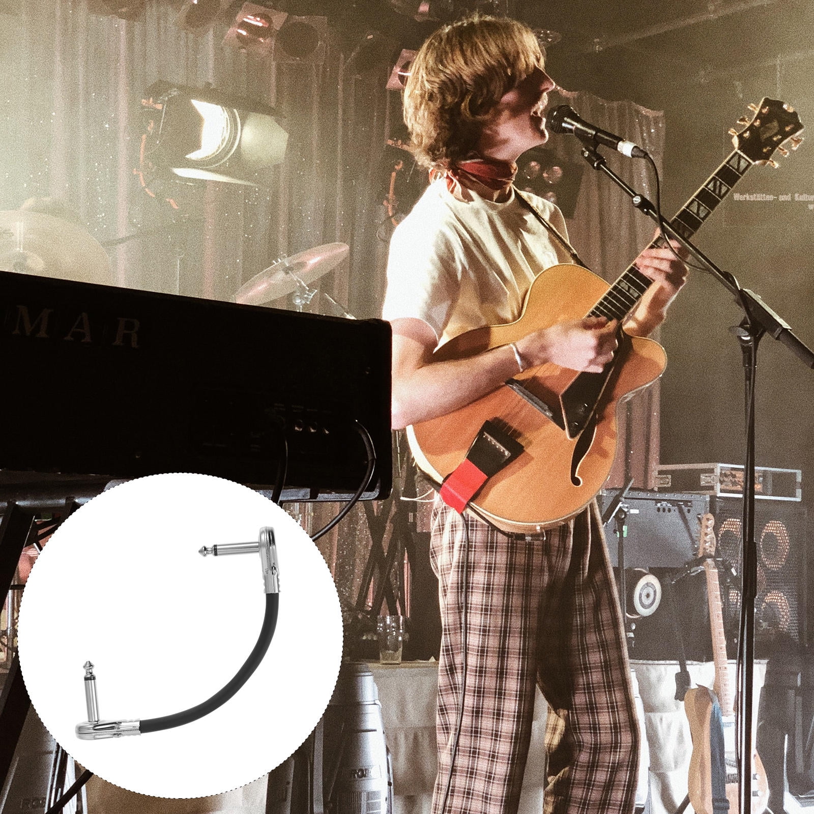 MLINS Guitar Effect Connector Music Instrument Part Electric Cable ...