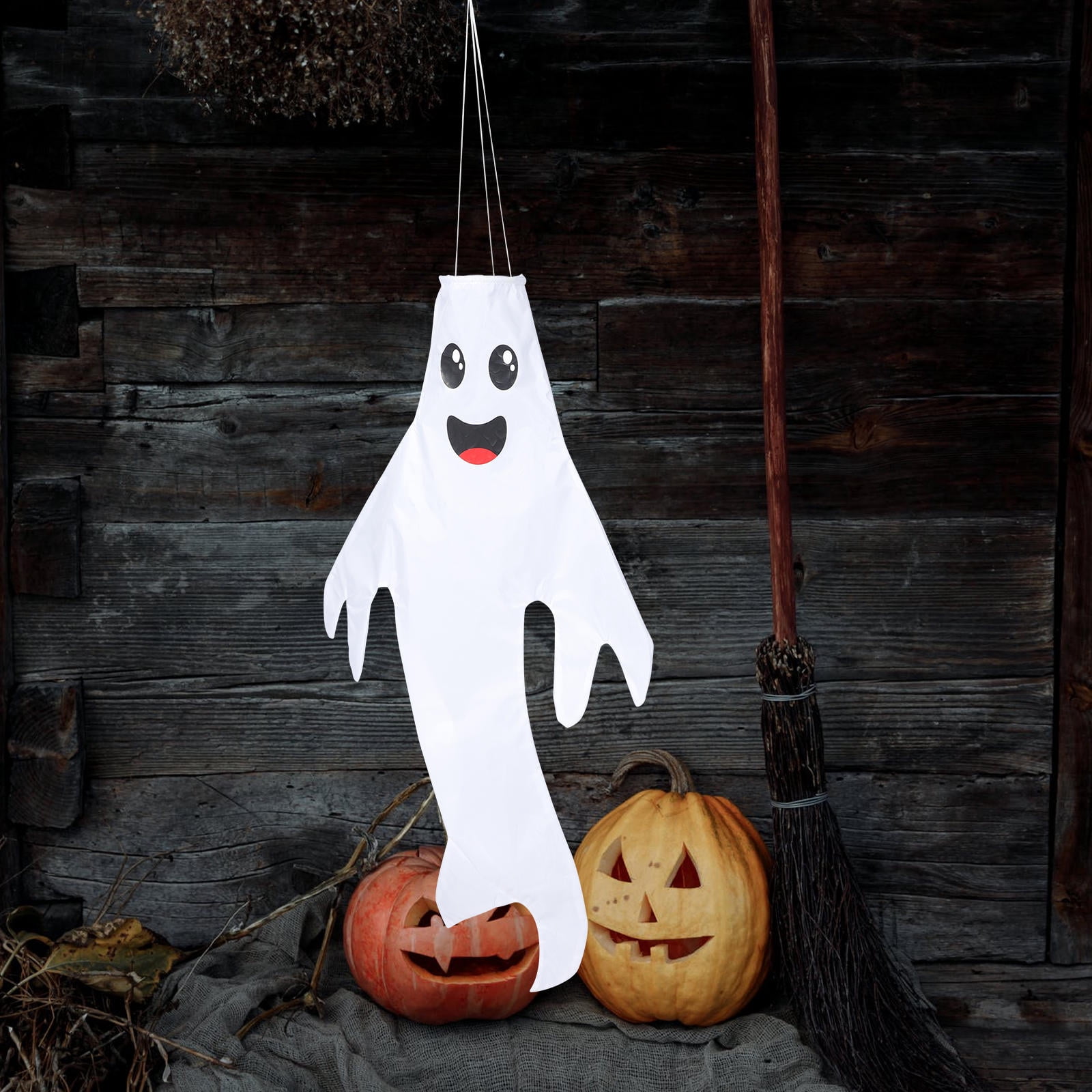 MLINS Halloween Wind Tube Flag Ghost Windpipe Banner Horror Theme Party ...