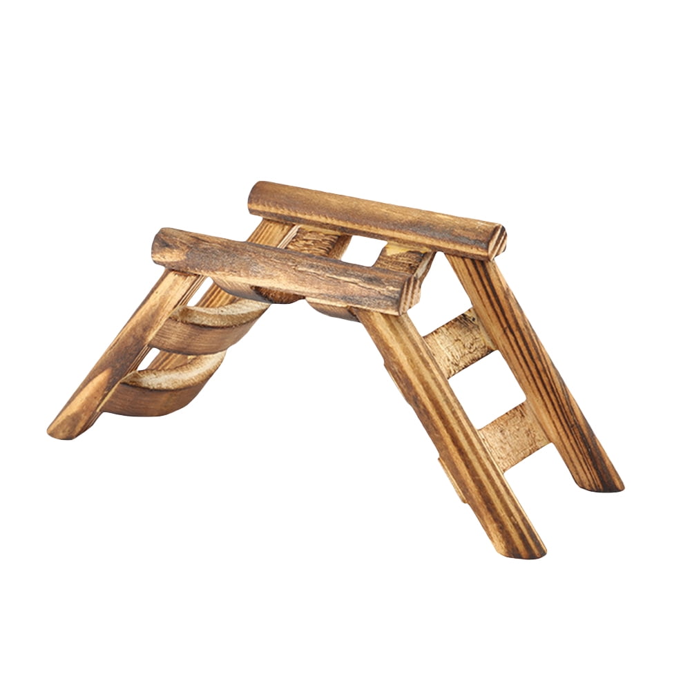 MLINS Hamster Hideout Small Bird Climb Bridge Ladder Toy Climbing ...