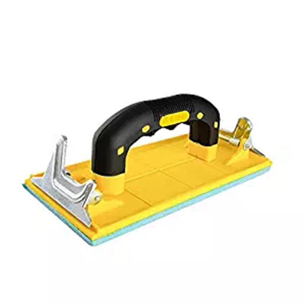 MLINS Hand Sandpaper Holder Flat Surface Sanding Tools Yellow - Walmart.com