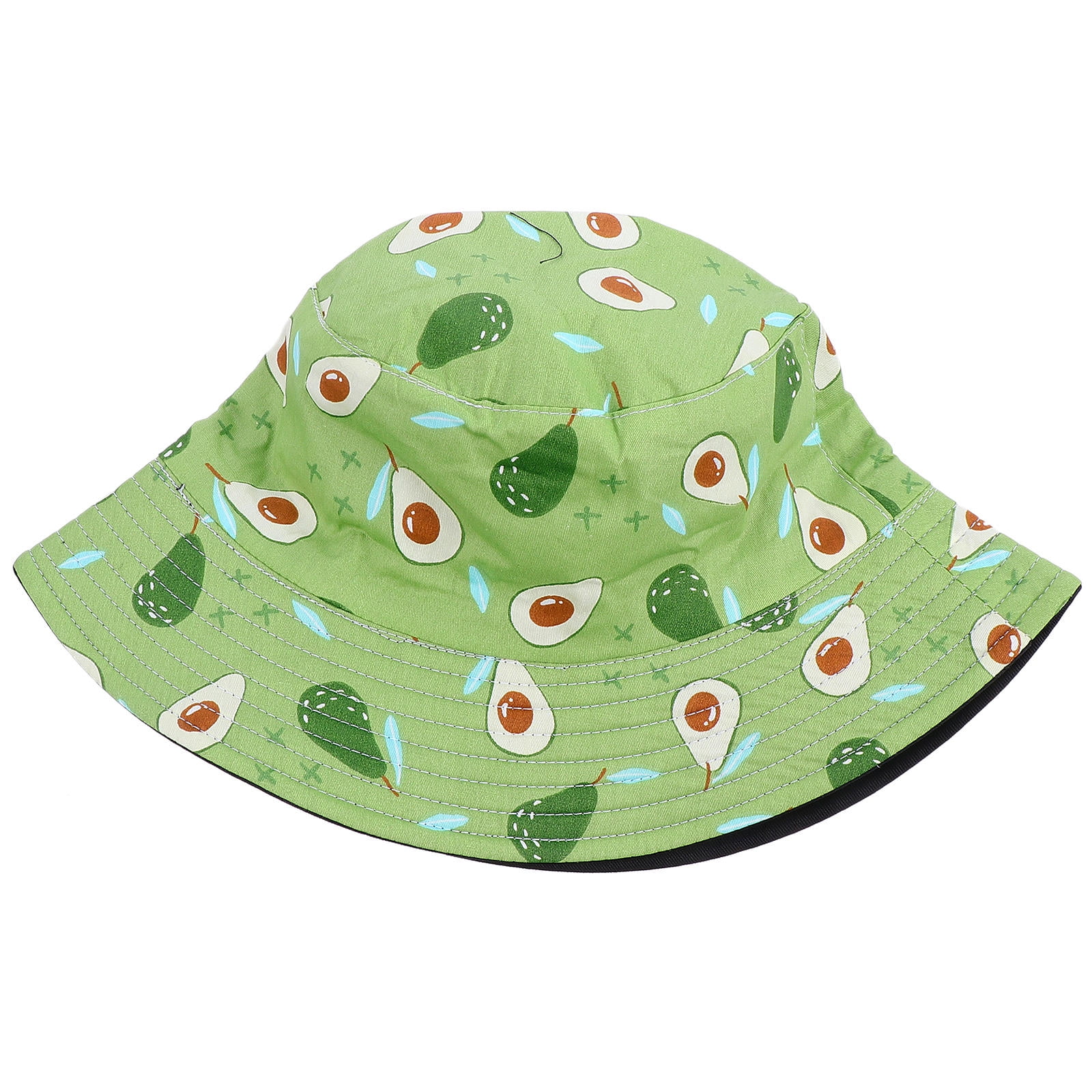 AURARMLET Reversible Cotton Fisherman Hat Anti Uv Green Outdoor 1Set ...