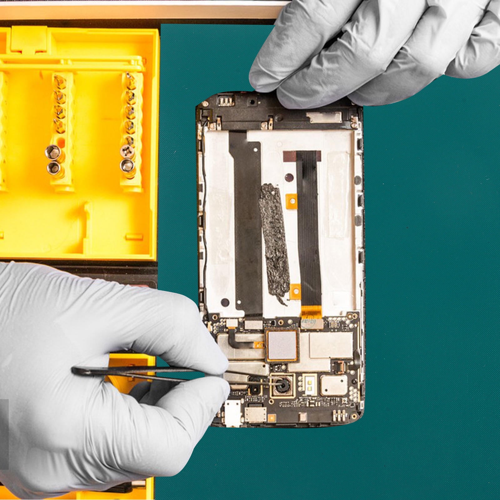 MLINS Anti Static Soldering Mat for Electronics Repair Work Bench 1 Set ...