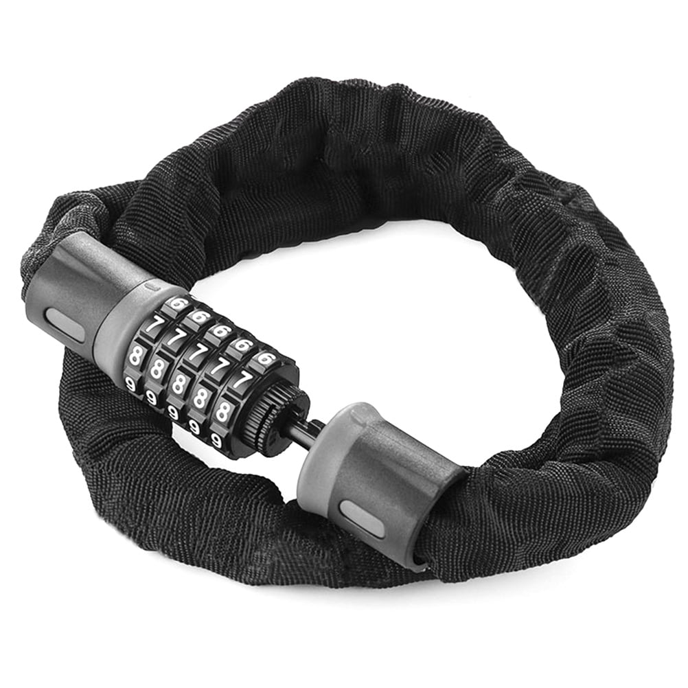 MLINS Heavy Duty Bike Lock Chain Door Locks Electric Scooter Black ...