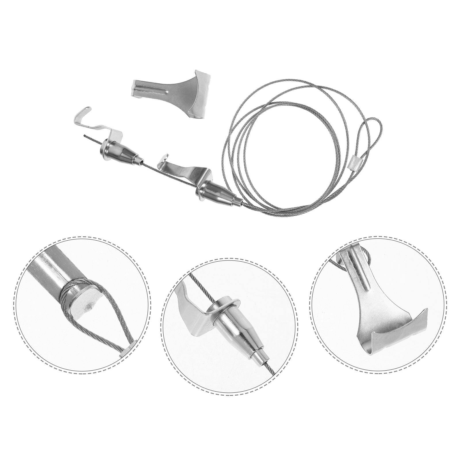 MLINS Heavy Duty Hanging Wire Picture Hanger Supports Hook Removable ...