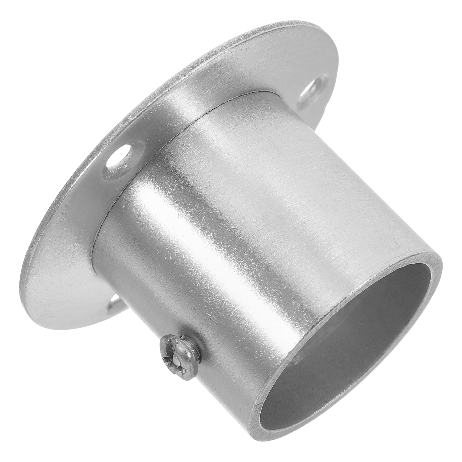 MLINS Heavy Duty Stainless Steel Clothes Rod Sockets Round Closet Rod ...