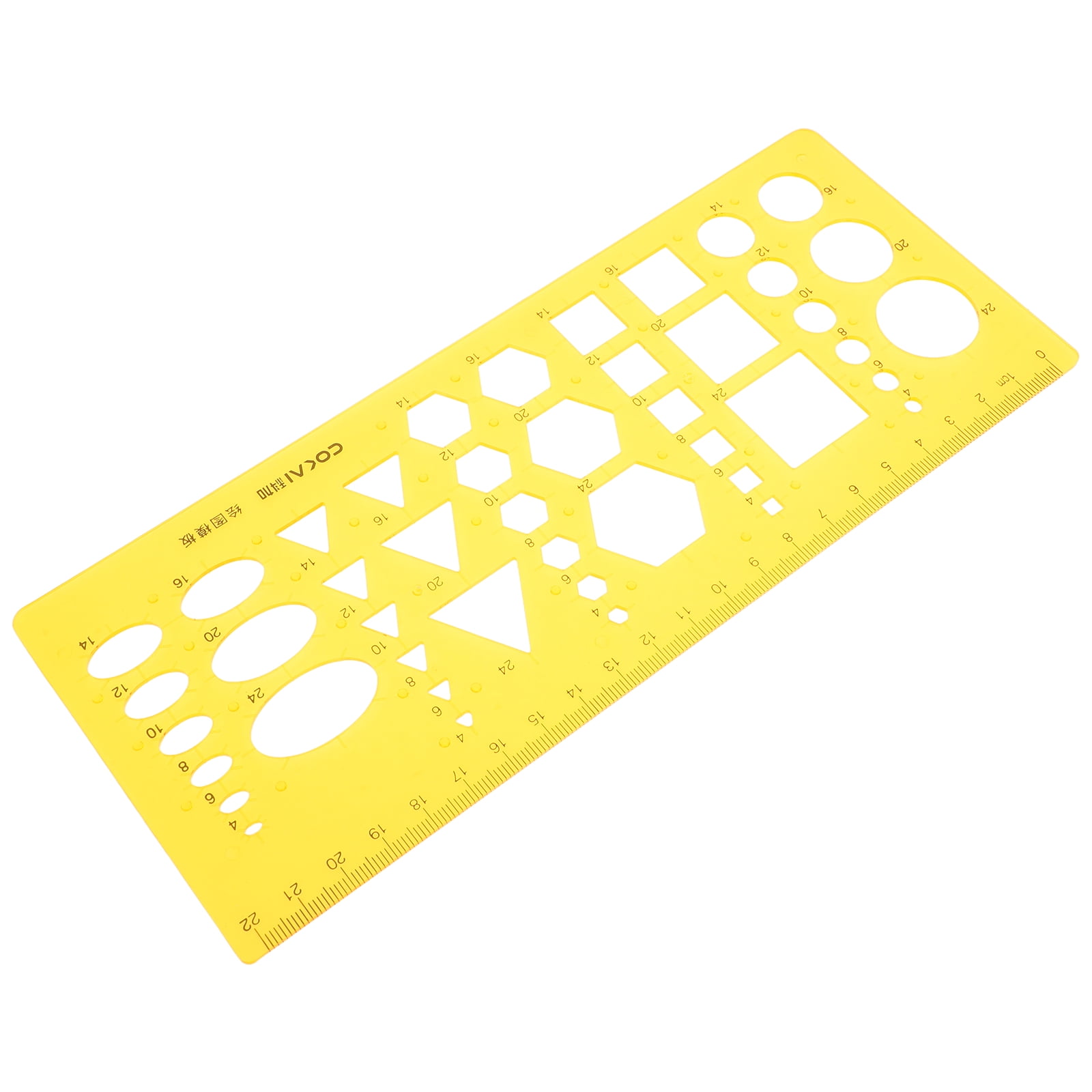 MLINS Heavy Duty White Cardboard Drawing Template Ruler Child - Walmart.com