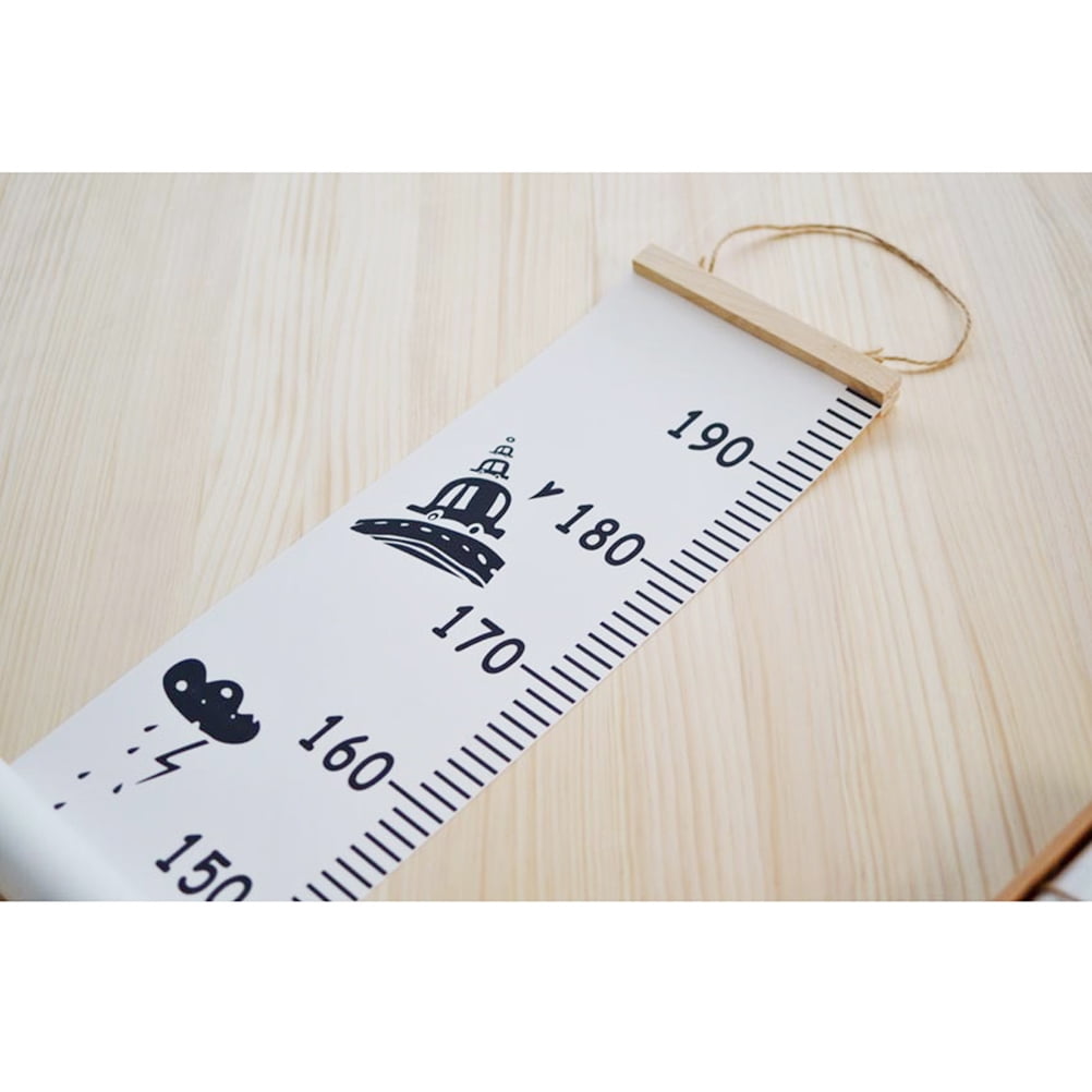 MLINS Height Measurement Growth Chart for Kids Waterproof Pine Wood ...