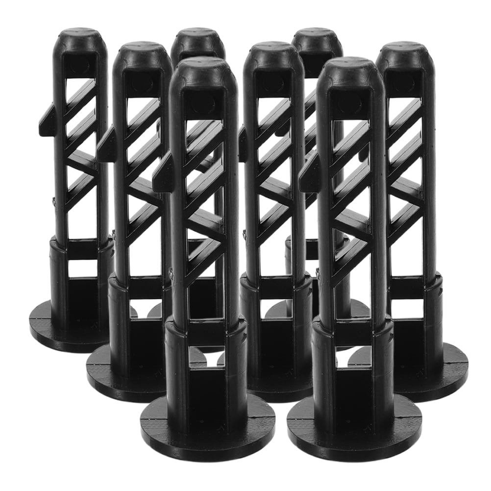 DINHEAROM Trash Can Lid Hinge Pins Black Plastic 8Pcs for Outdoor and ...