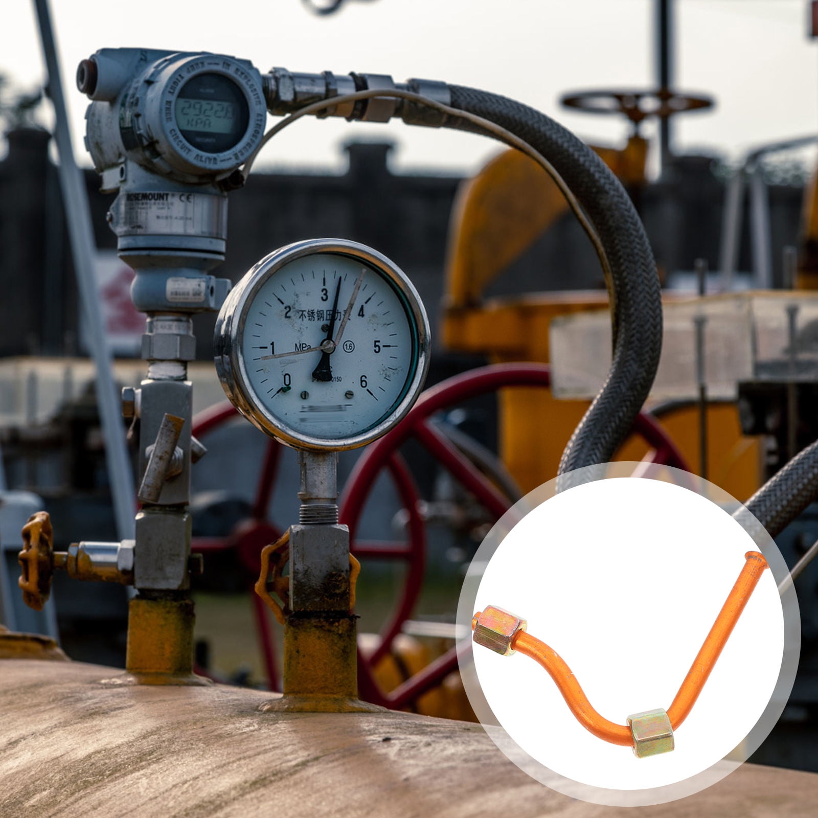 MLINS Hemoton Air Compressor Exhaust Tube 1 Set Air Compressor ...