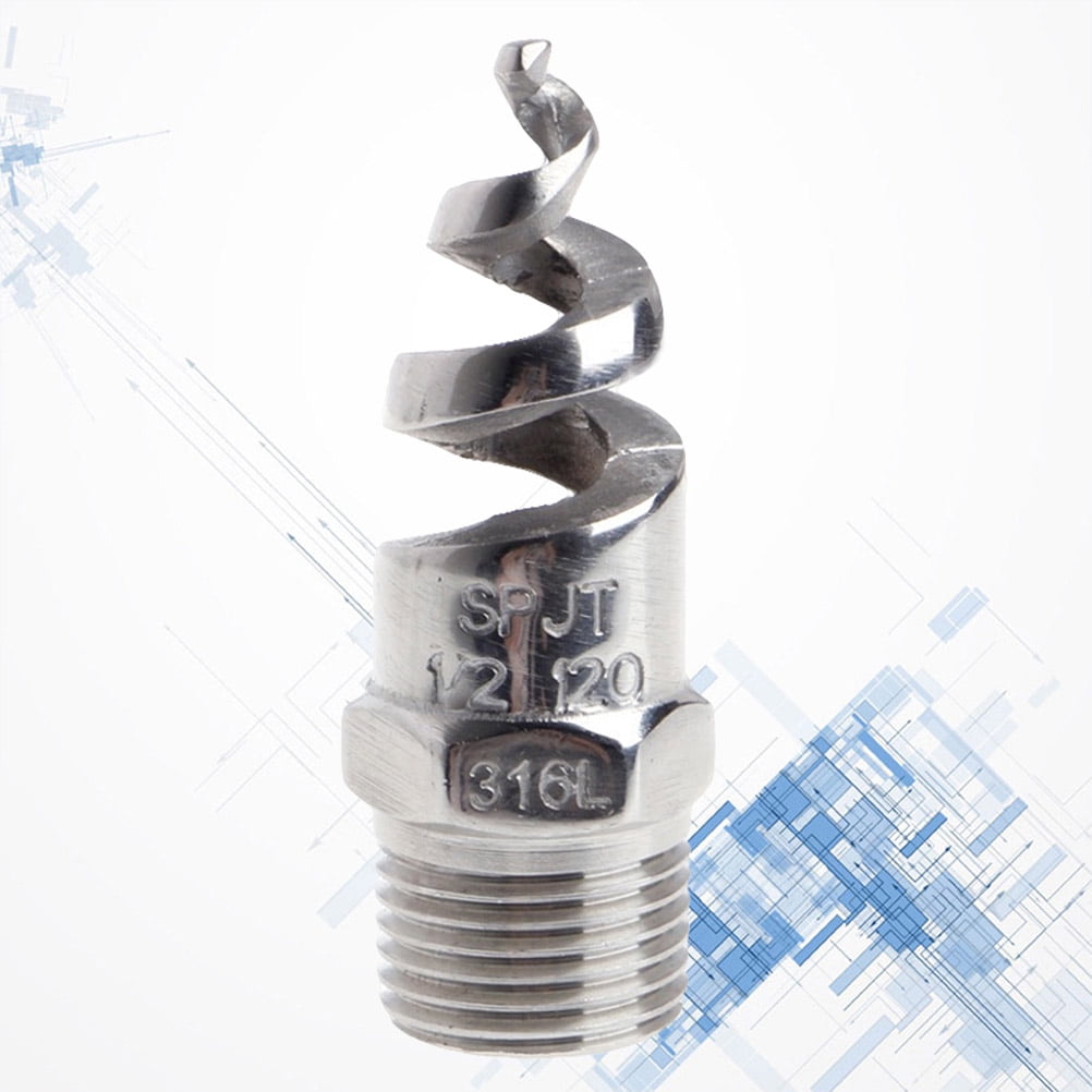 MLINS High Pressure Hose Nozzle Stainless Steel Spiral Smoke Spray ...