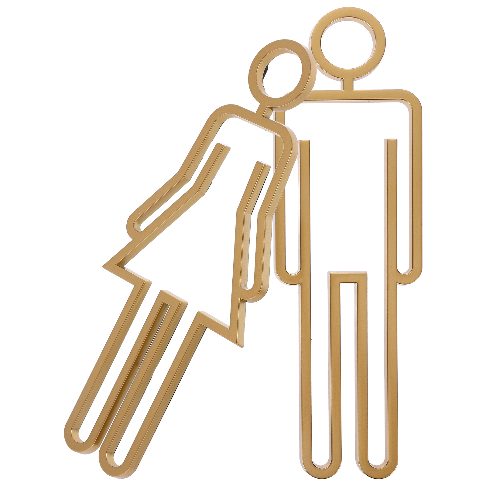 MLINS High-end Restroom Door Sign Announcement Point Tabletop Bulletin ...