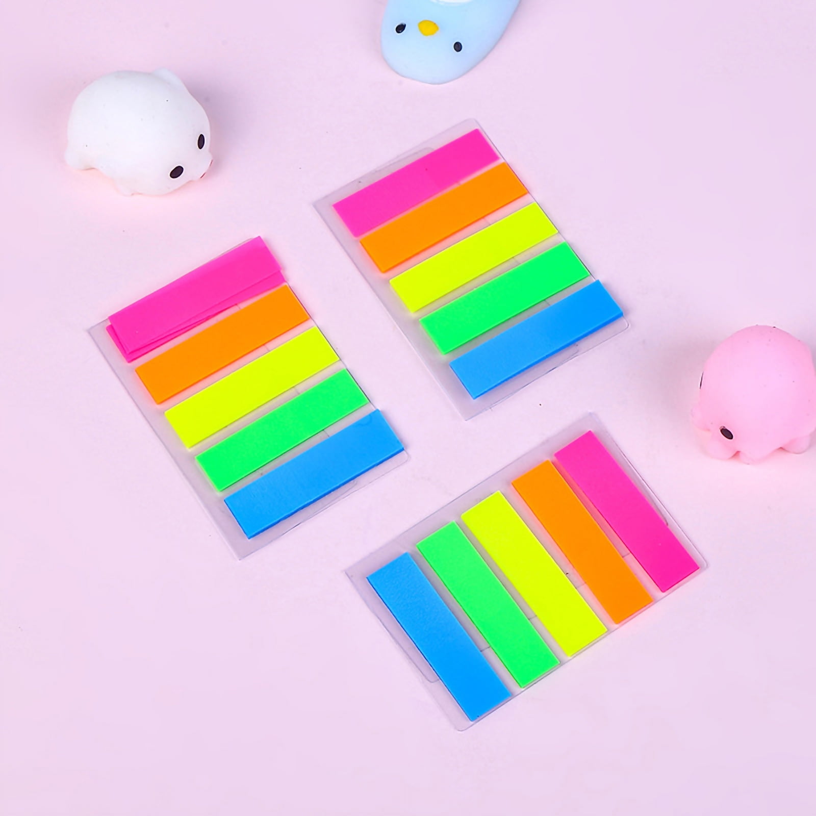 MLINS Highlighter Notes with Assorted Color Stickers for Note Taking ...