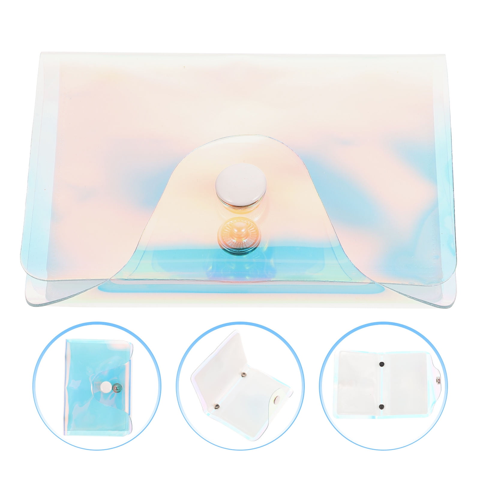 MLINS Hologram Bag Multi-card Holder Hologram Card Pack Compact Card ...