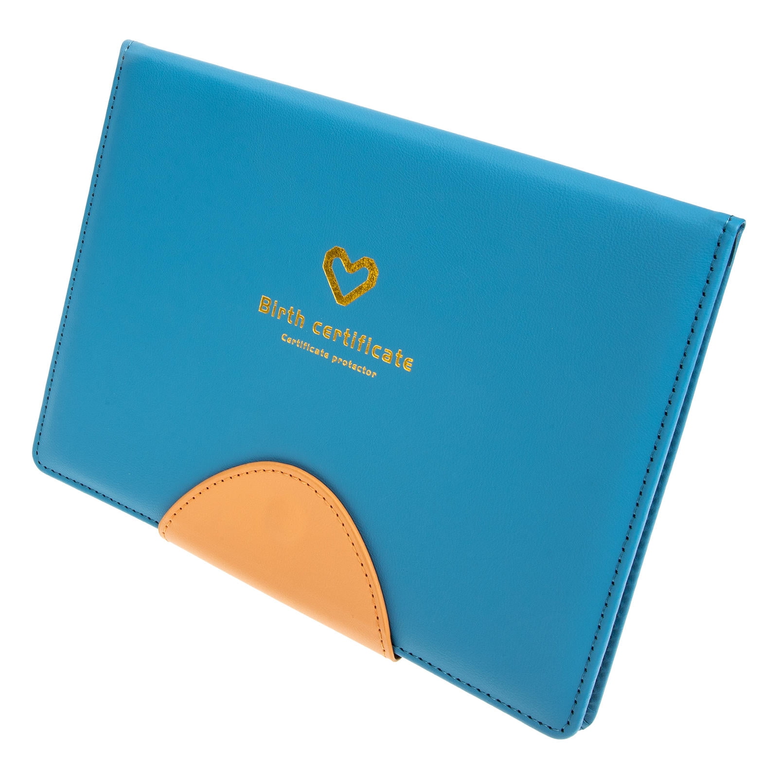 MLINS Hospital Report Holder Baby Birth Certificate Leather Cover ...
