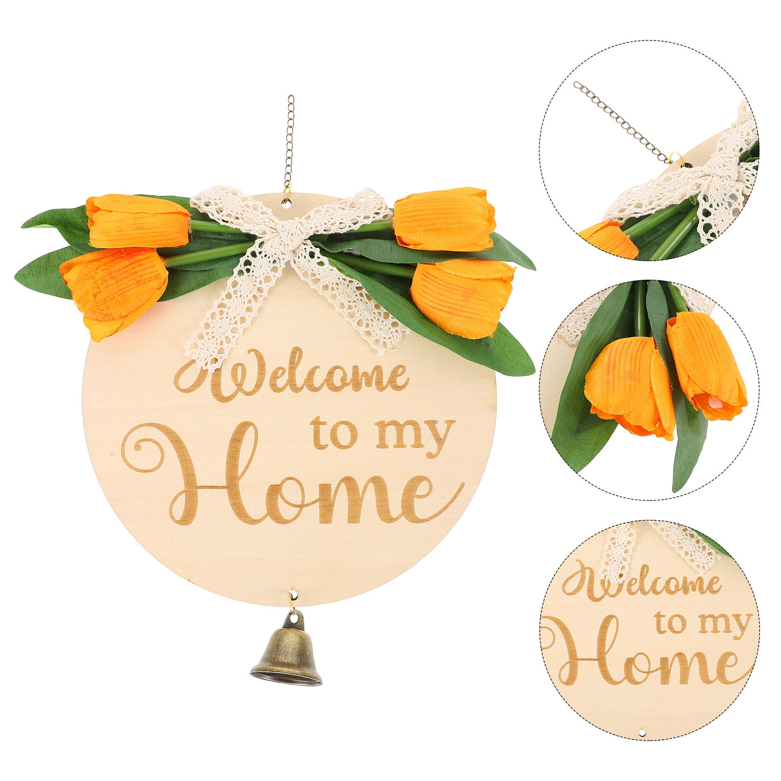 GAXIRE Simple and Practical Door Wood Sign Creative Welcome Board 1 Set ...