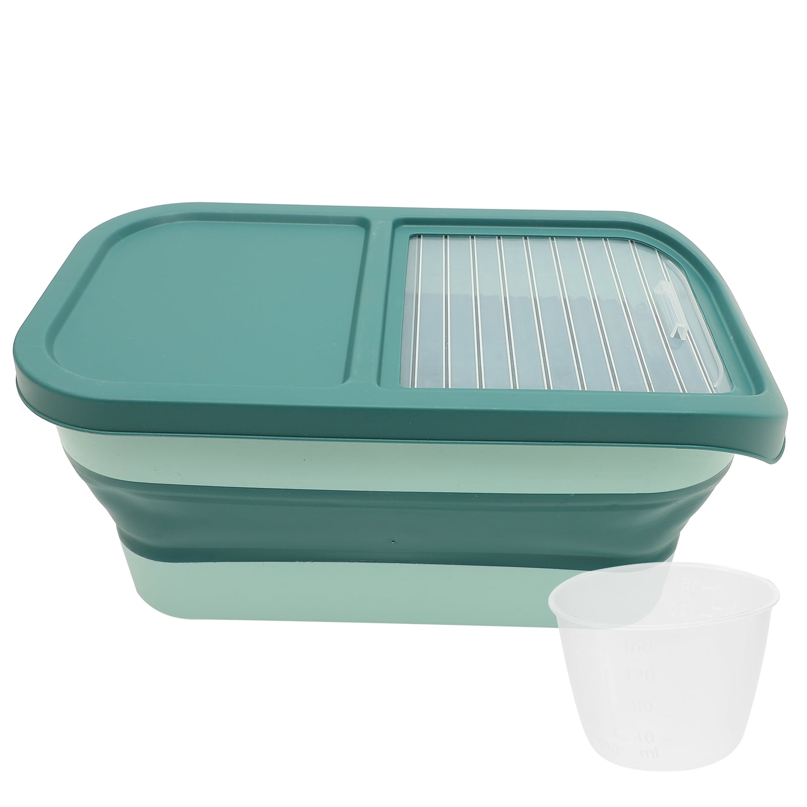 MLINS Household Rice Container Multi-functional Pet Food Storage Holder ...