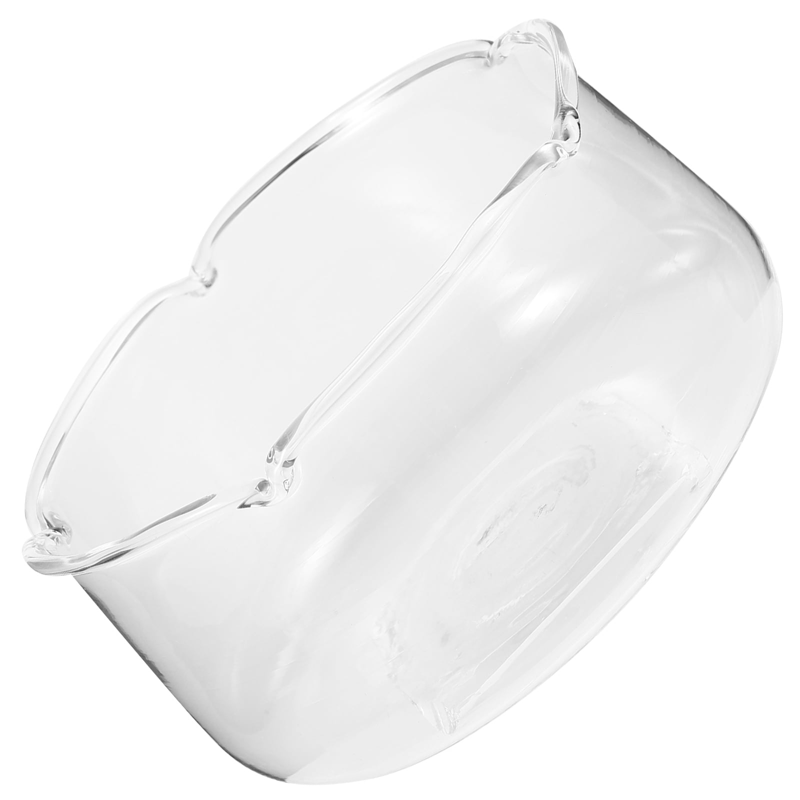 DINHEAROM Transparent Glass Pot For Office Use Clear Glass 1 Pcs ...