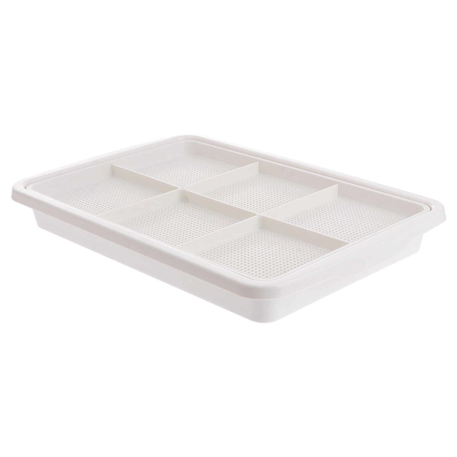 White Plastic Seedling Tray for Planting with Densely Small Holes and ...