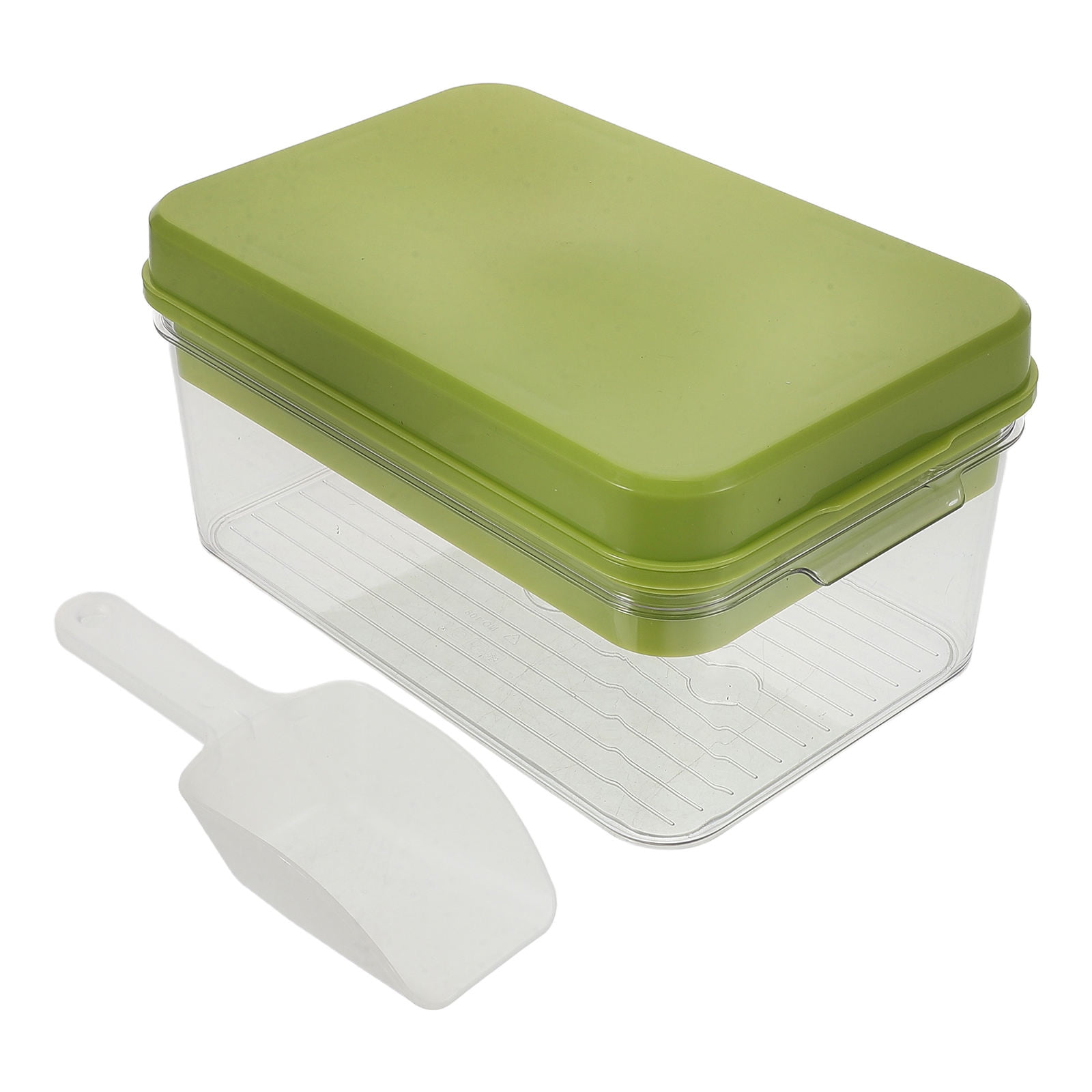 MLINS Ice Cube Tray with Lid and Bin Kitchen Ice Container for Freezer ...