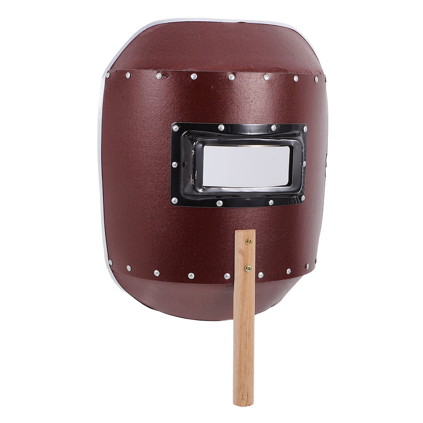 MLINS Industrial Handheld Welding Mask with Wood Handle Welding Face ...