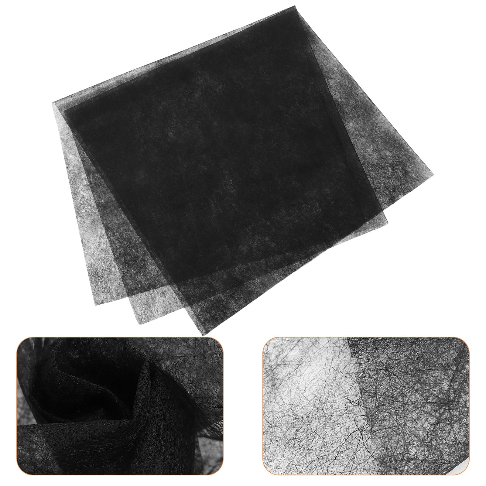 FELTECHELECTR Black Fusible Craft Interfacing Pa 1Set For Crafting ...