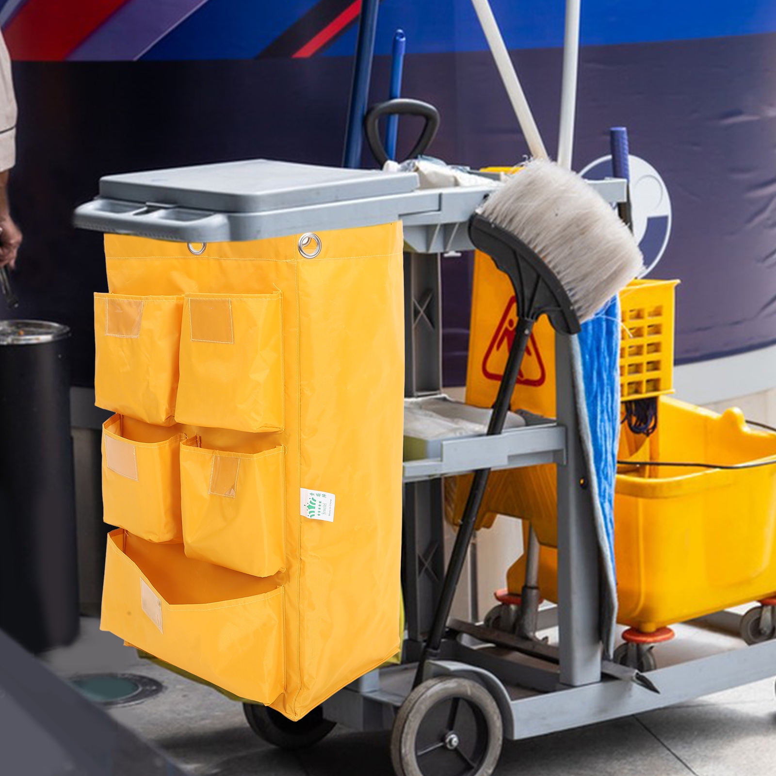 MLINS Janitorial Bag Replacement Janitorial Bag Cleaning Trolley Bag ...