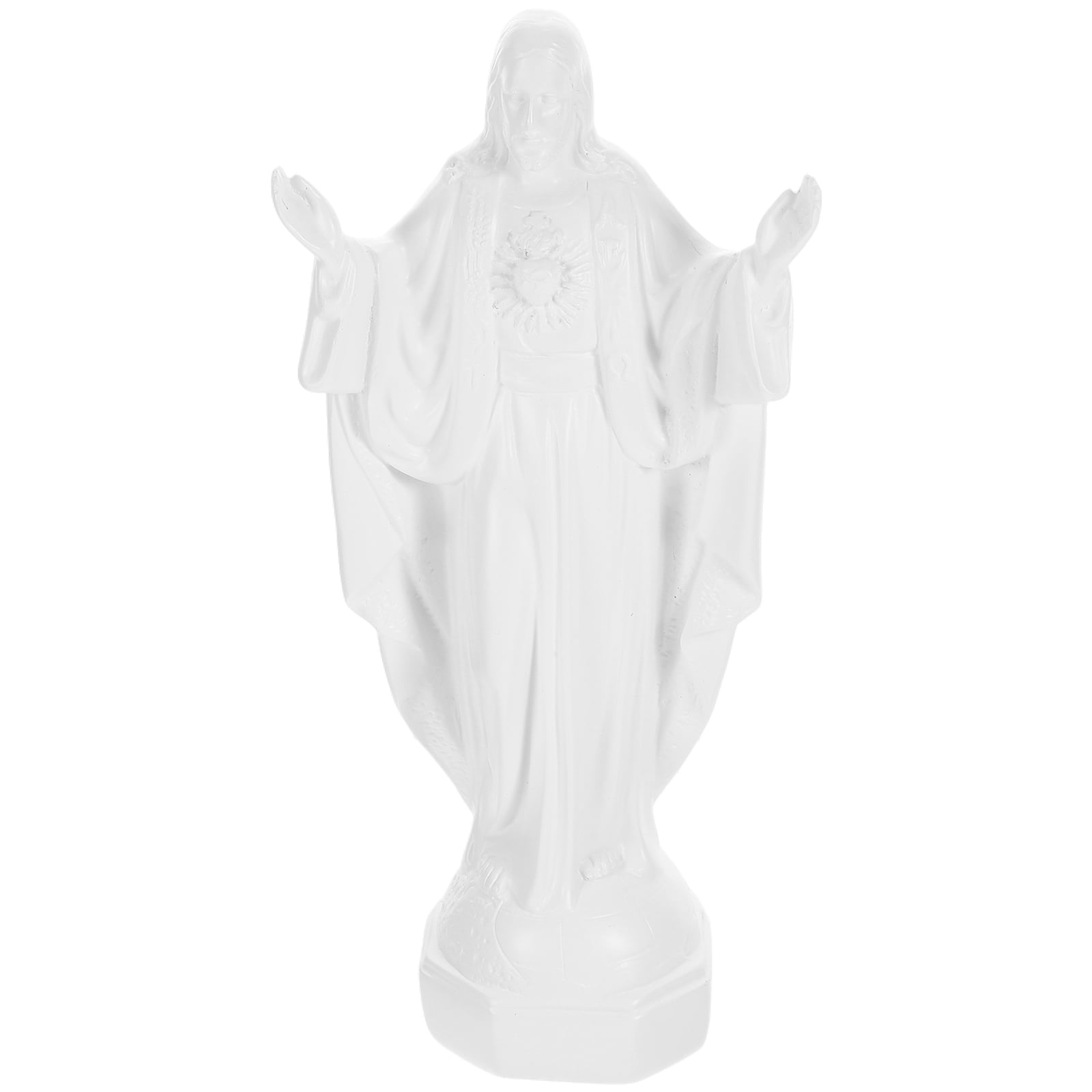 MLINS Jesus Statue Resin Catholic Religious Jesus Figurine Desktop ...