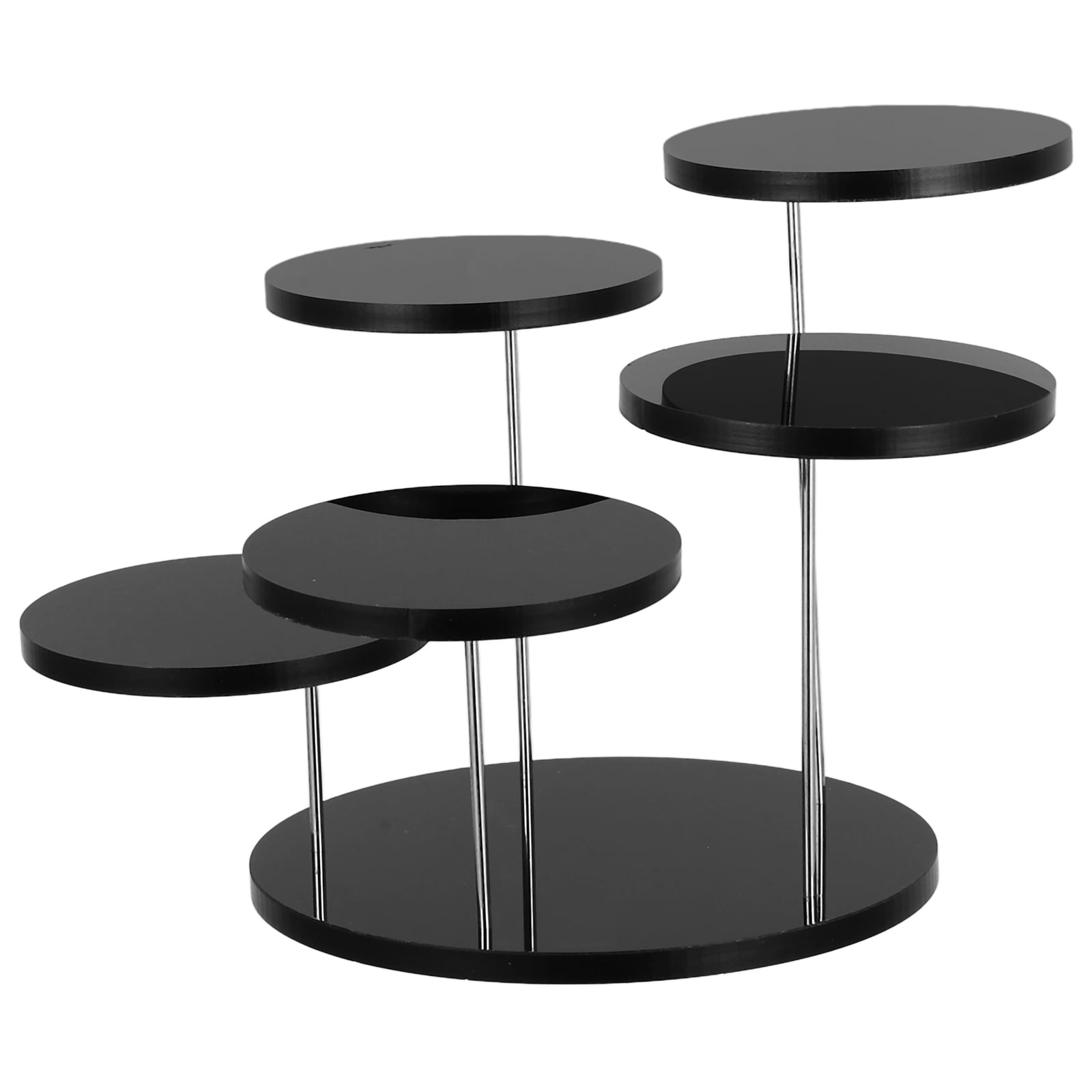 MLINS Jewelry Display Stand Clear Riser Stand Desktop Rings Display ...