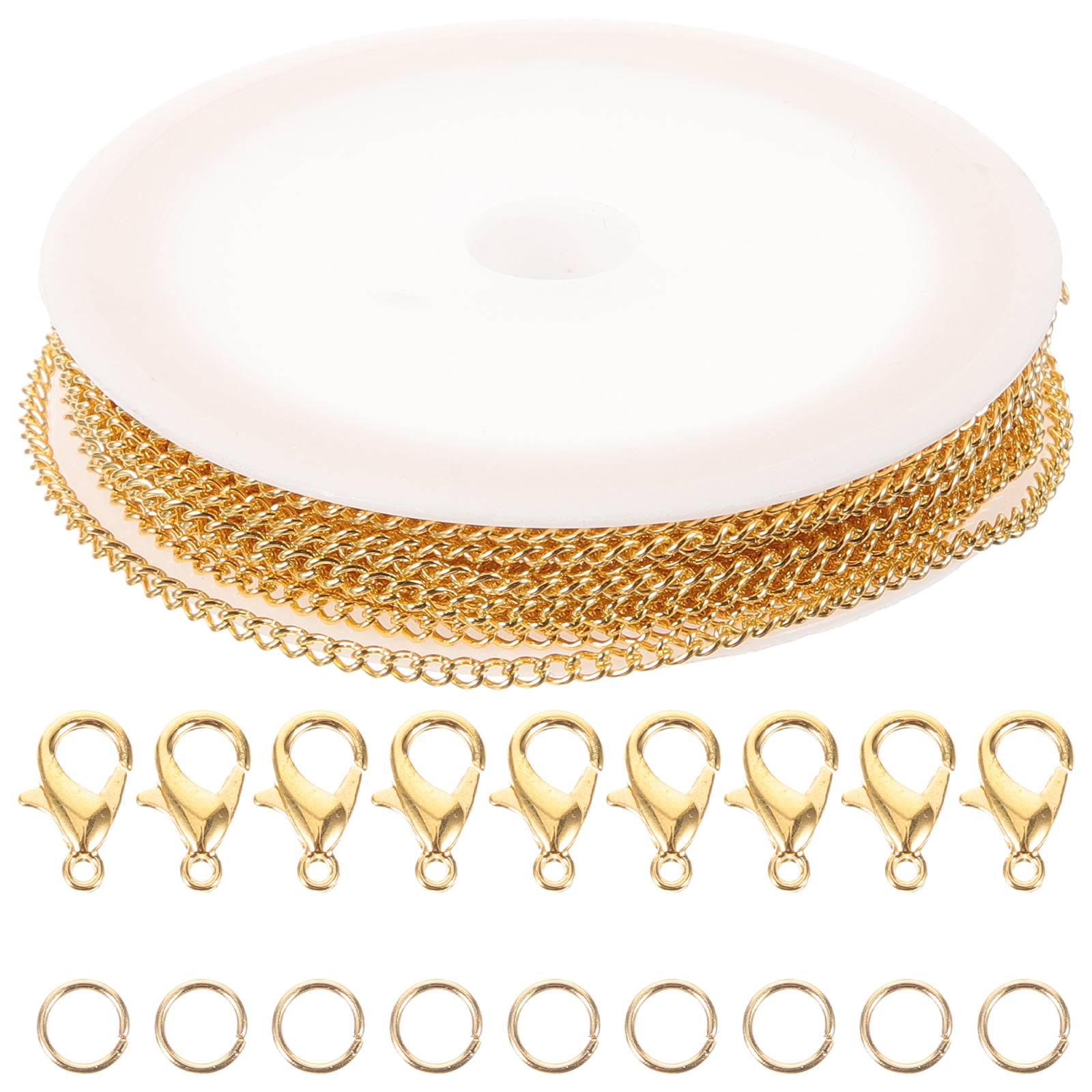 Milisten Golden Metal Jewelry Making Kit 1Set - Walmart.com