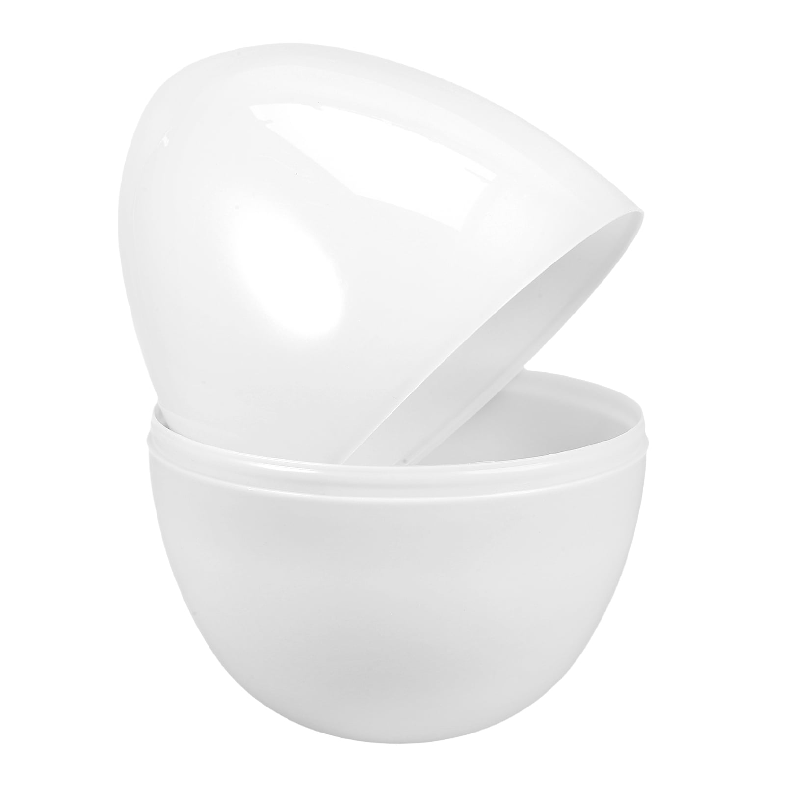 MLINS Jumbo Fillable Easter Eggs Plastic Huge Easter Eggs White Faux ...