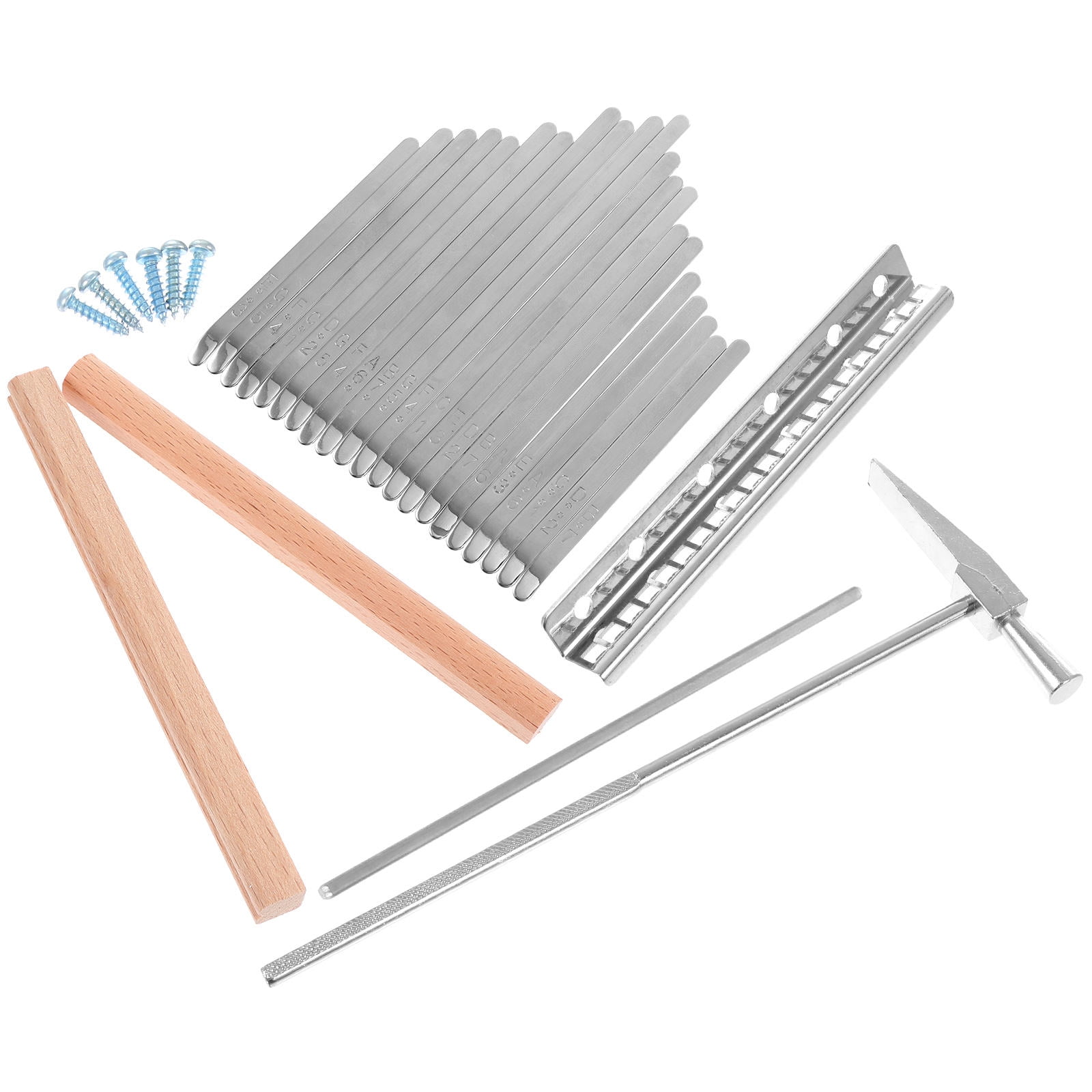 MLINS Kalimba tool Set with Steel Keys and Tuning Hammer for Music ...