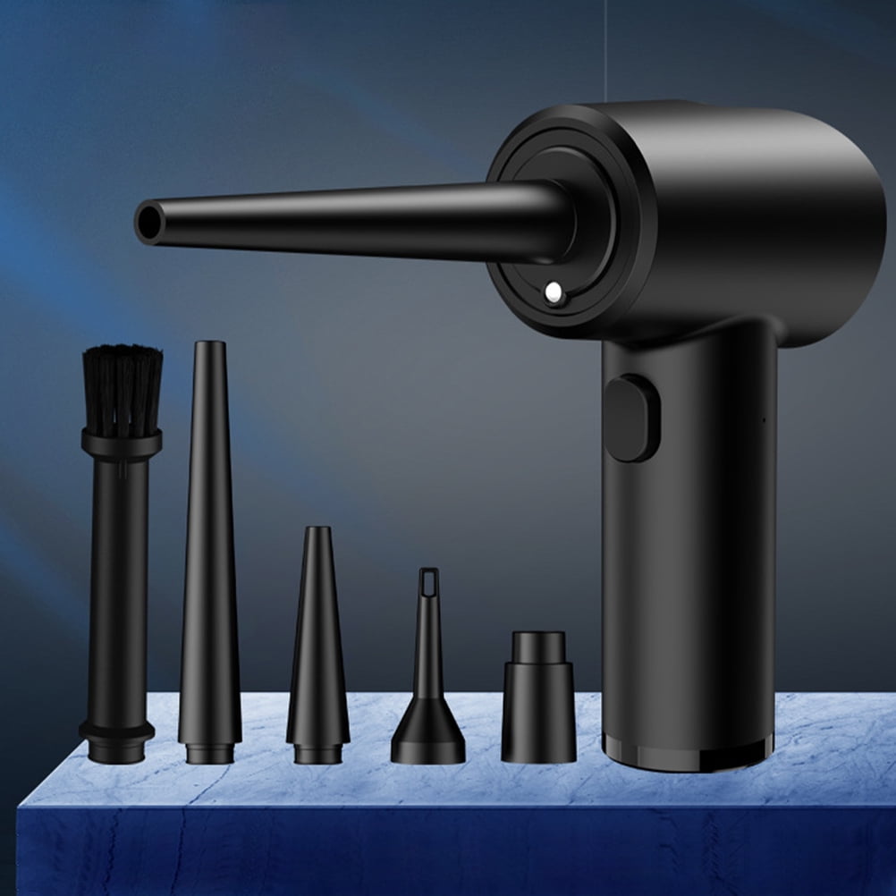 DINHEAROM PC Rechargeable Duster Air Duster Black 1Set 7.7X4.4X2.7in ...