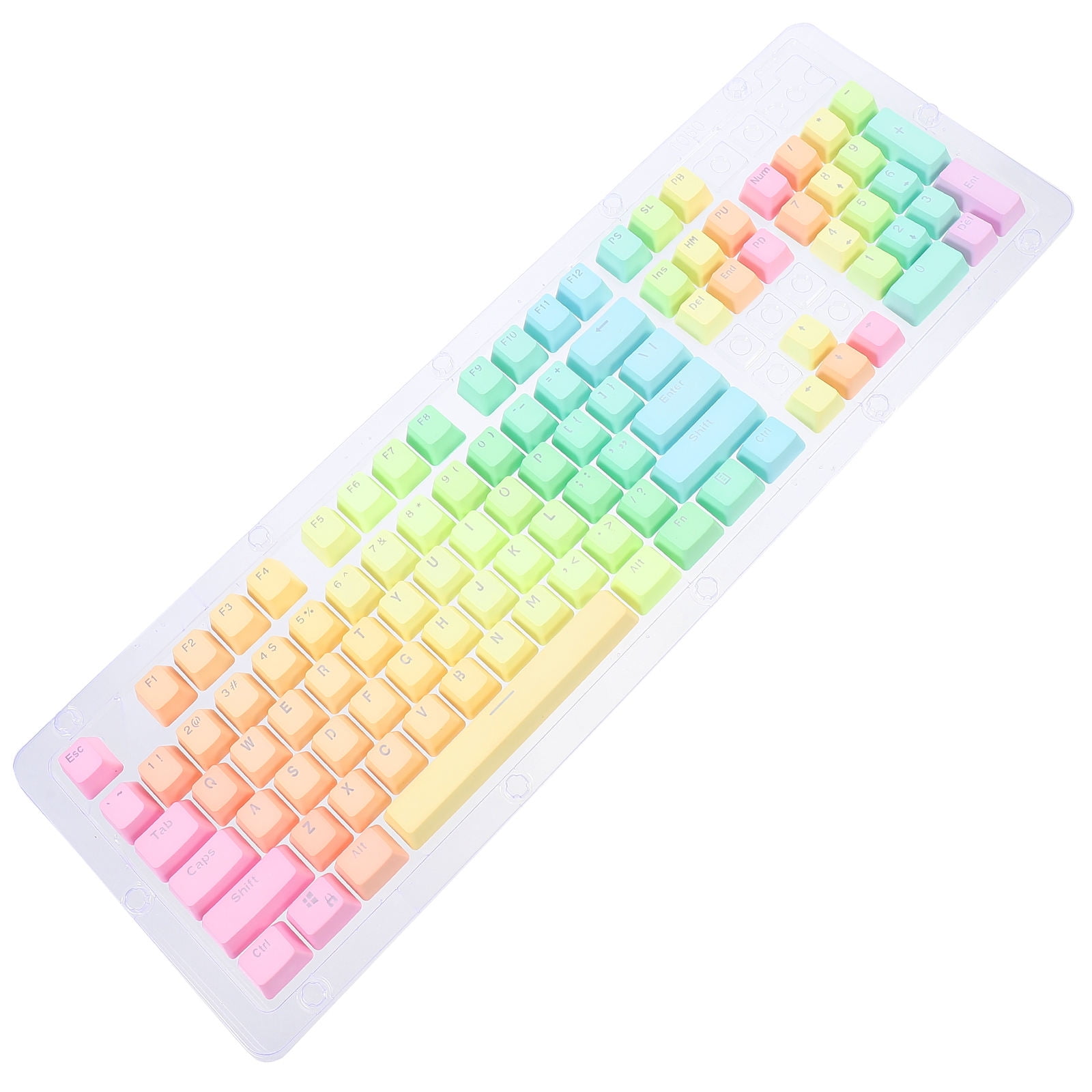 MLINS Keycap Mechanical Keyboard Caps Light Transmitting Keycaps Keys ...