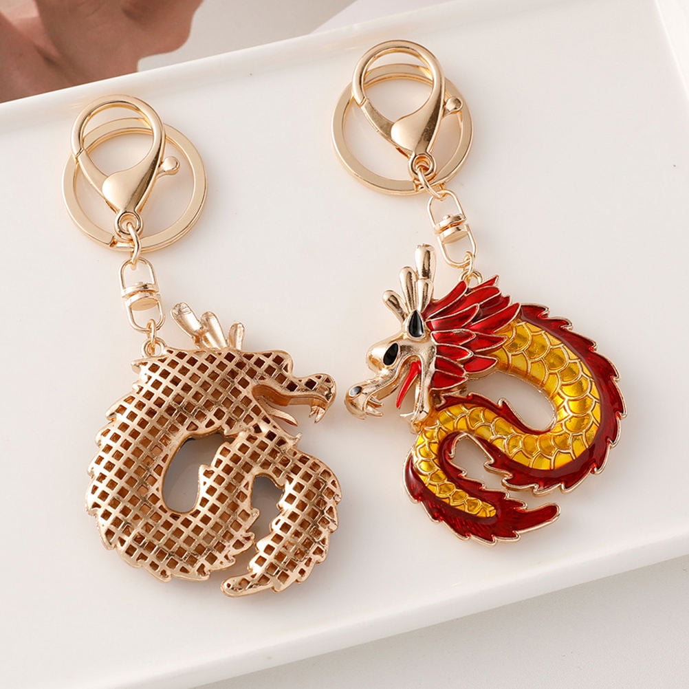 MLINS Keychain for Decoration Sturdy Metal Material Chinese Zodiac ...