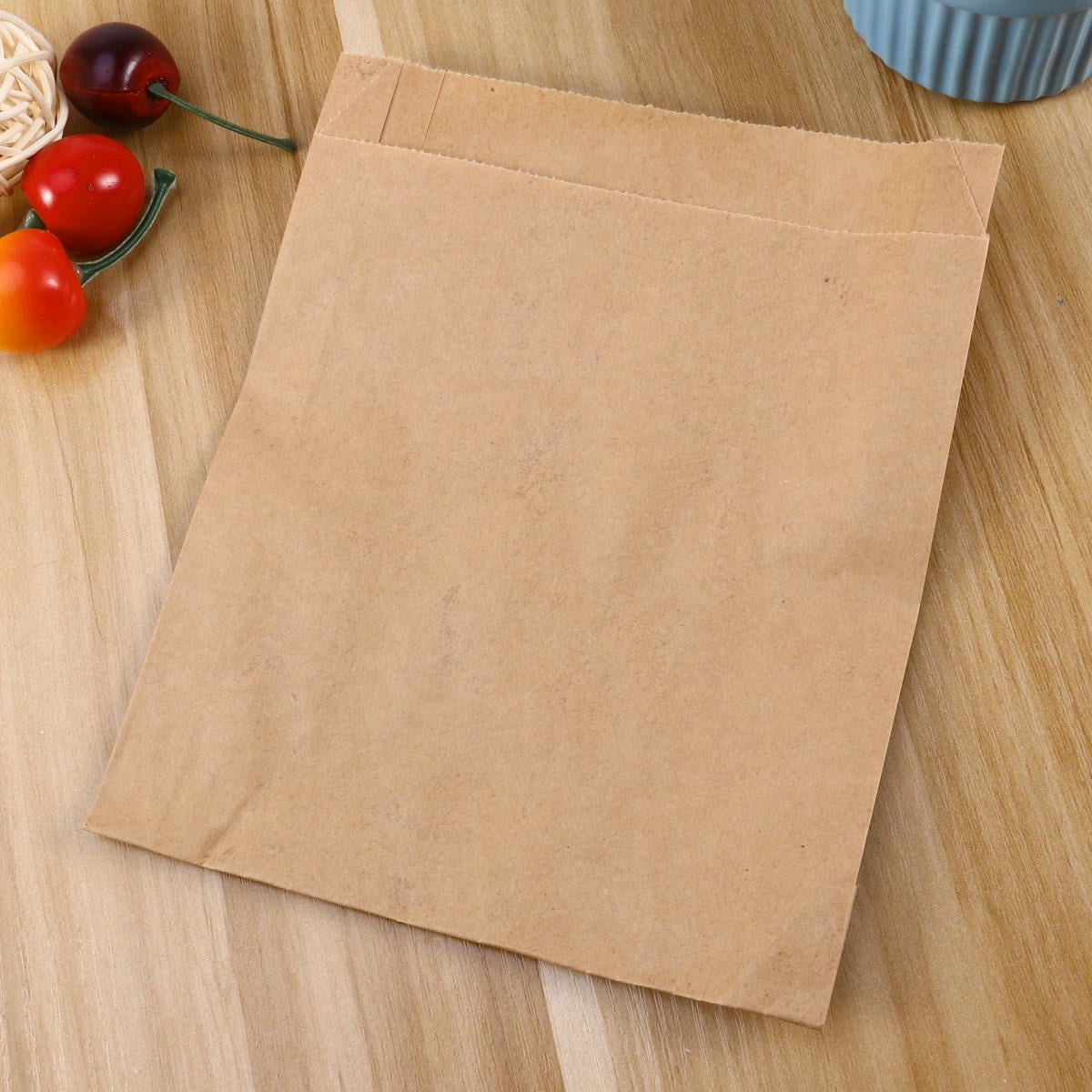 MLINS Khaki Paper Bags with Firm Square Bottom for Storing Things and ...