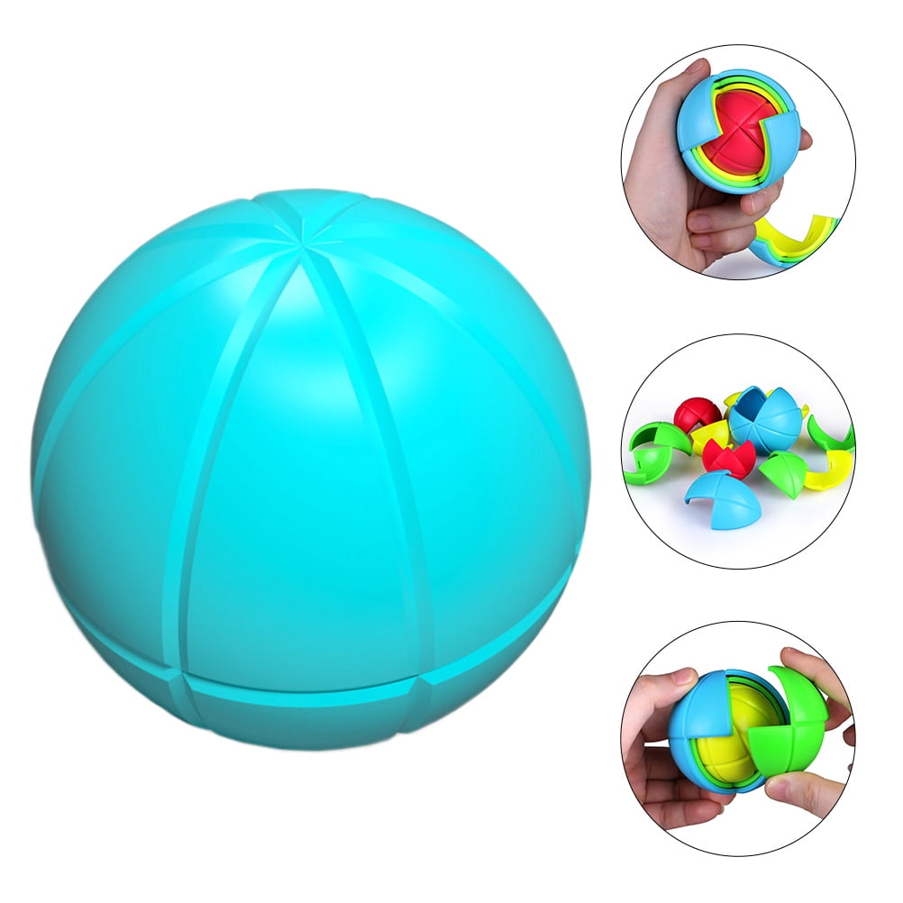 MERRYHAPY Mini Puzzle 3D Ball Abs Blue for Home and Travel 1Set ...