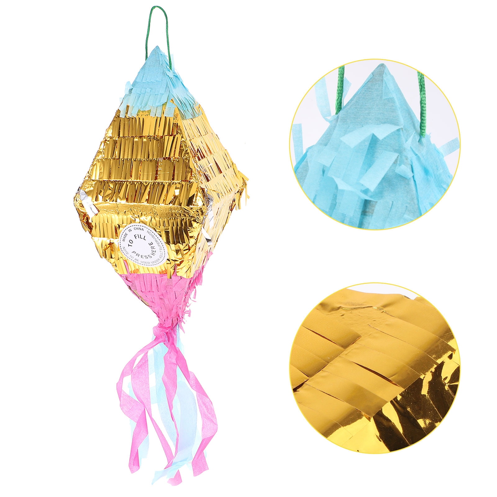 MLINS Kids Birthday Diamond Pinata Celebration Decoration Chocolate ...