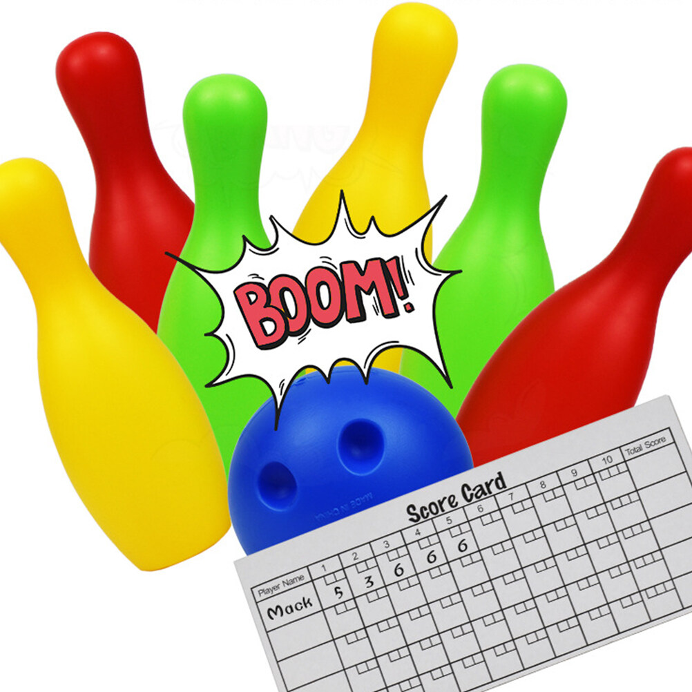 MLINS Kids Bowling Toy Plastic Bowling Recreational Sports Bowling Sets ...