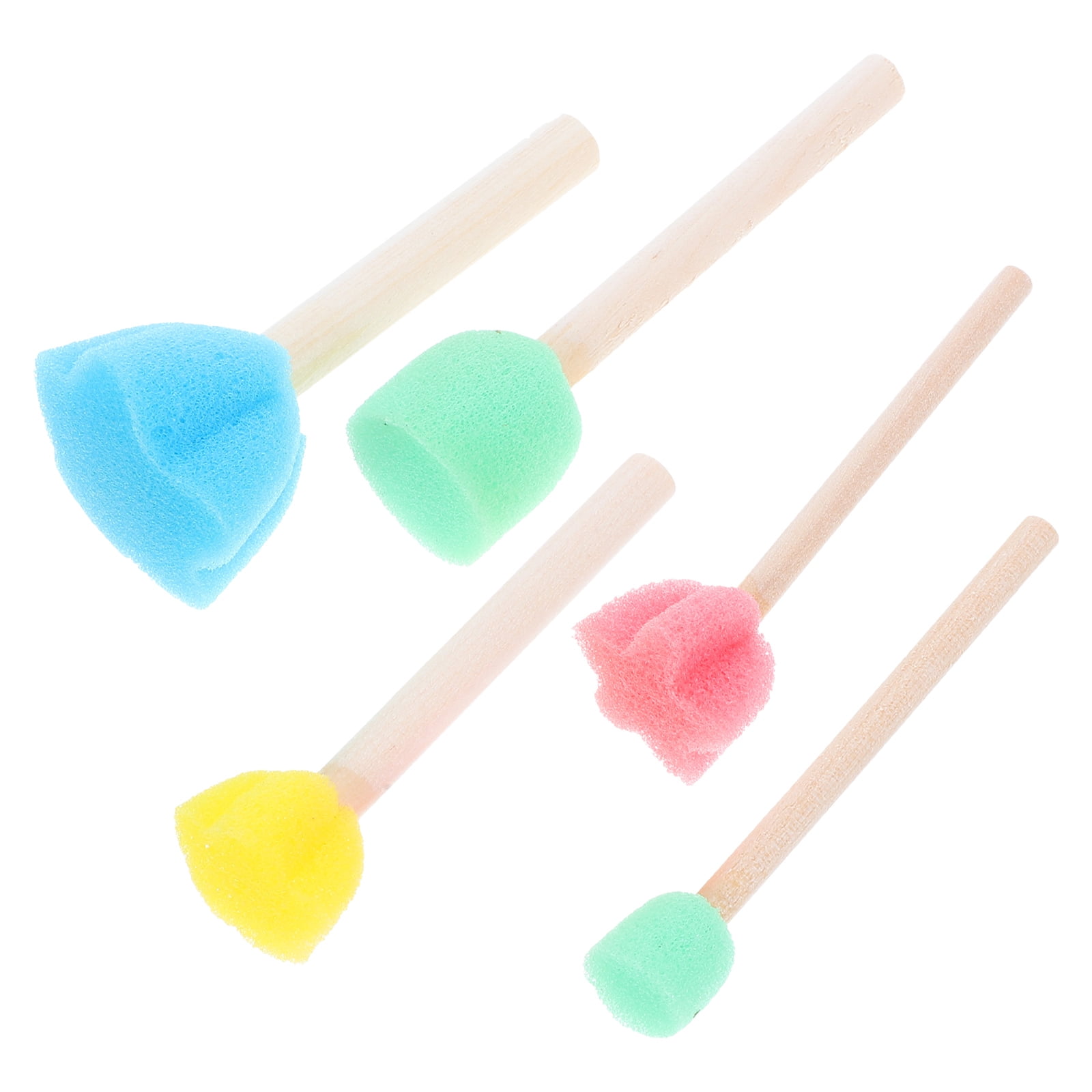 MLINS Kids Paint Stamps with Sponge Brush for Creative DIY Art Projects ...