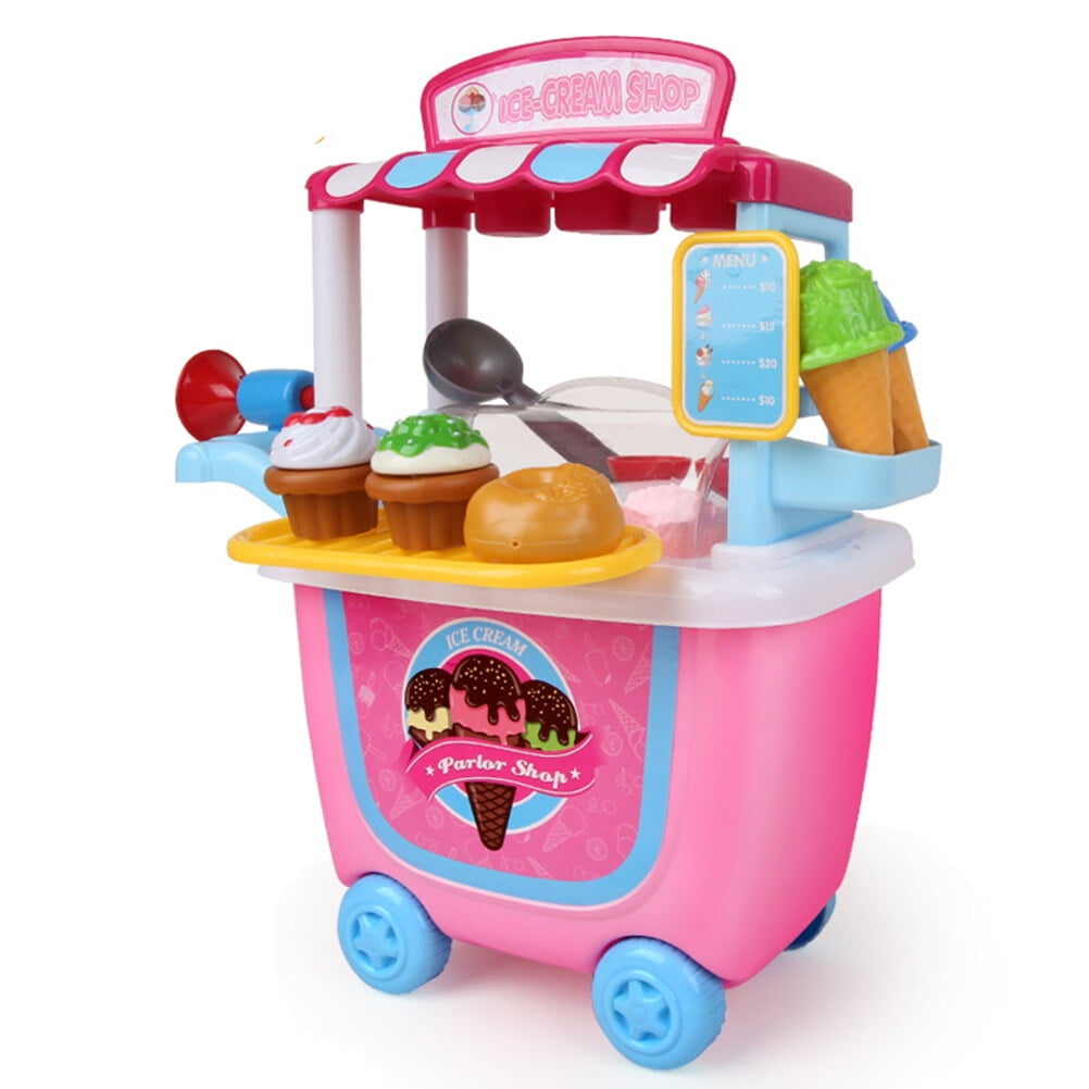 MLINS Kids Playing House Set Assorted Color Cake Trolley Playset for ...