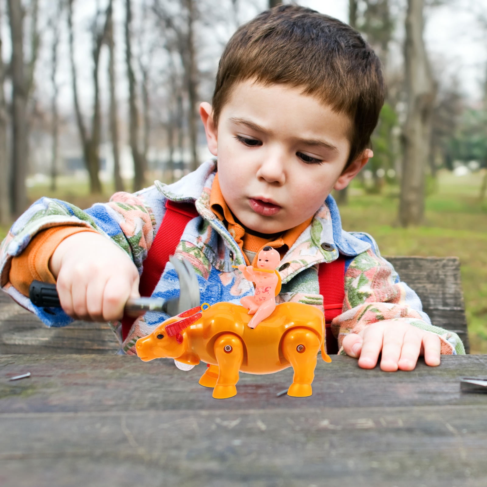 MLINS Kids Plaything Interesting Electric Cattle Toy Child Golden ...