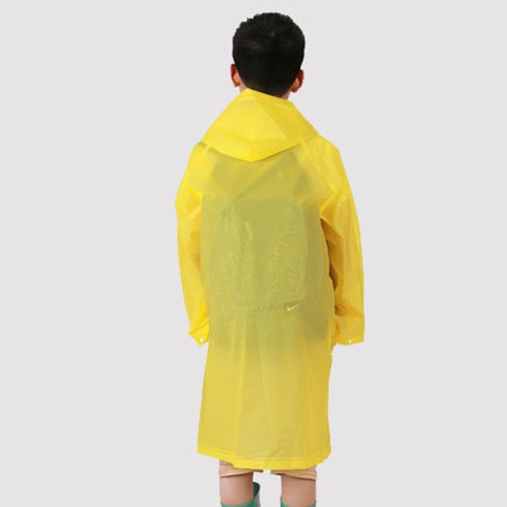 MLINS Kids Reusable EVA Rain Poncho with Hood for Theme Parks Sporting ...