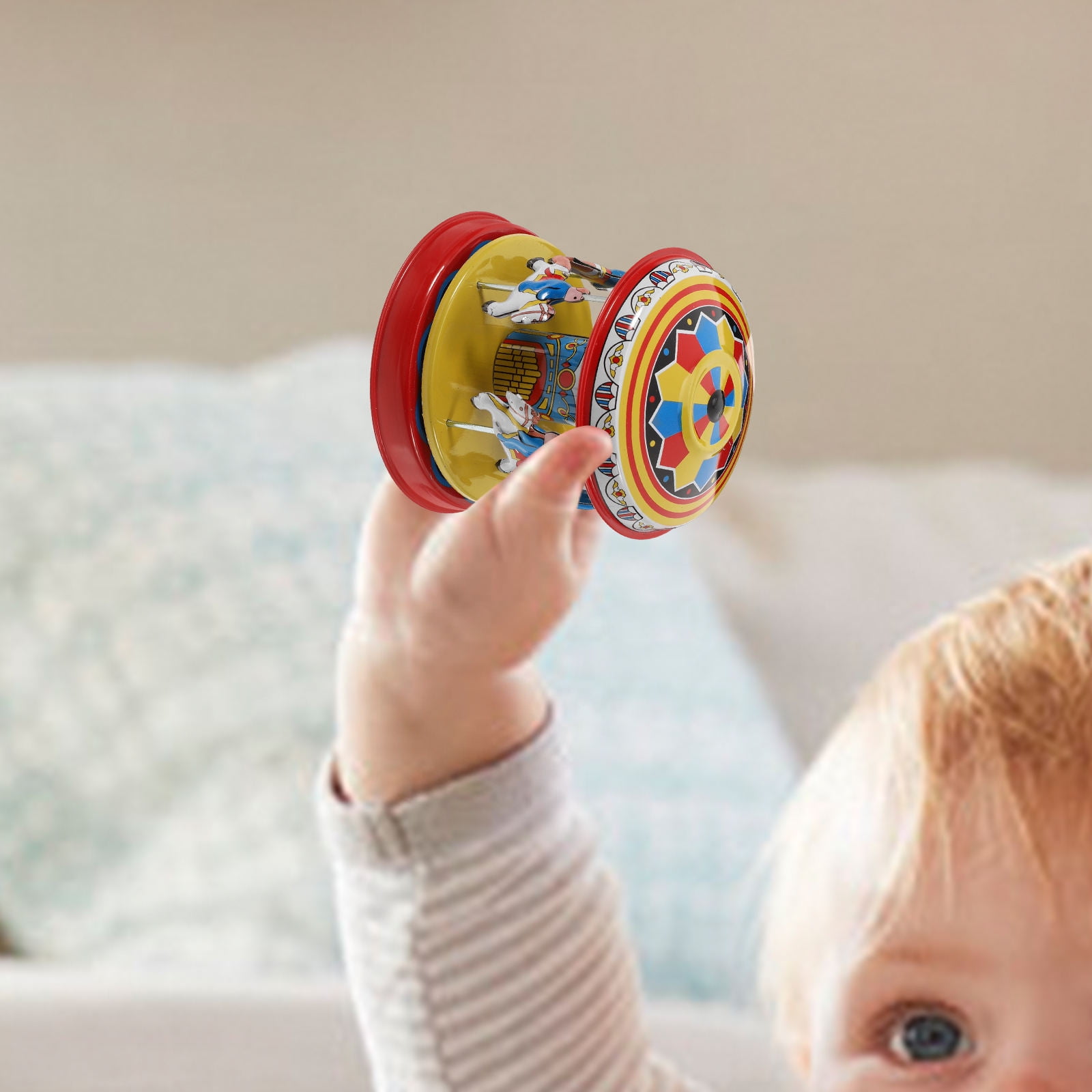 MLINS Kids Small Carousel Toys Tin Retro Home Decor Toddler - Walmart.com